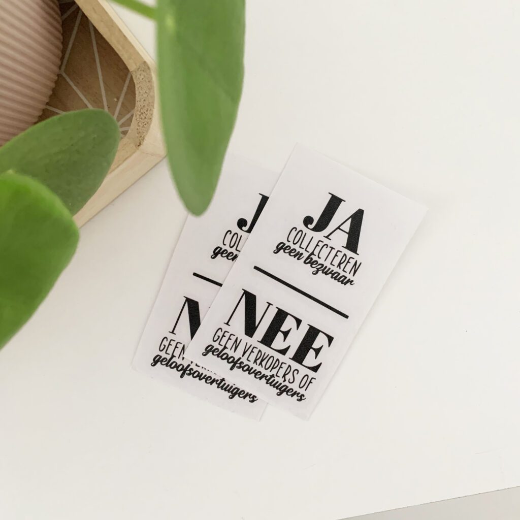 Ja Nee Sticker brievenbus - My Little Buddha